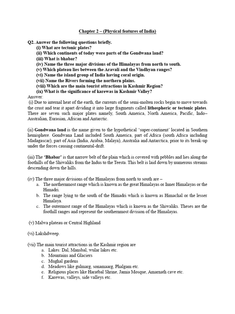 Geography 9th | PDF | Himalayas | Desert