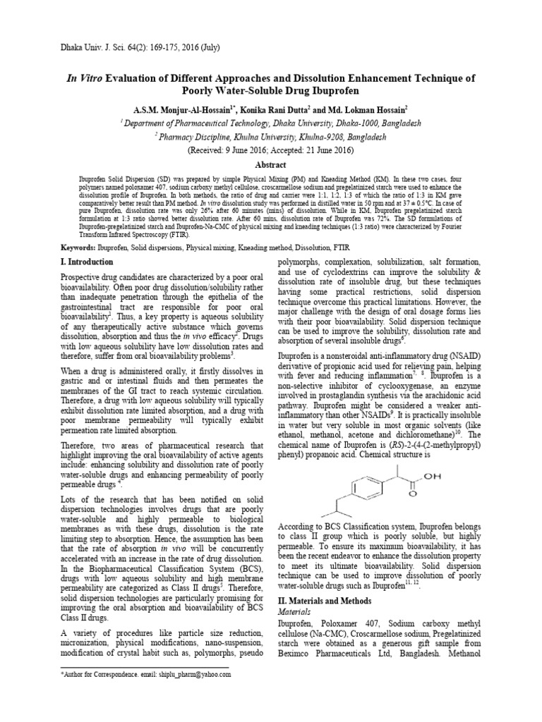 Admin, 169-175 | PDF | Nonsteroidal Anti Inflammatory Drug | Physical Sciences
