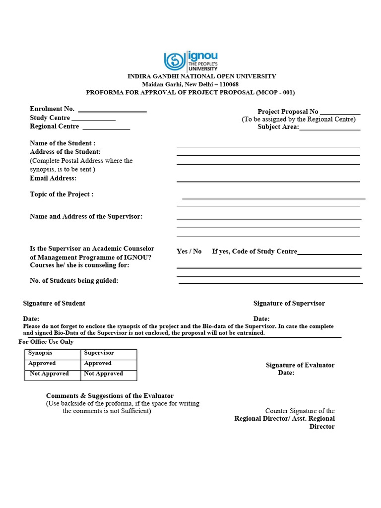 MCOP-001 Project Proposal Proforma | PDF | Business | Art
