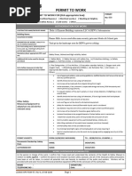 Excavation Work Permit Template | PDF