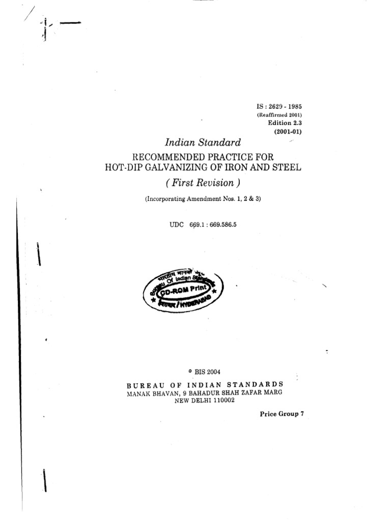 Is 2629 | PDF