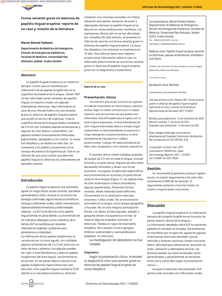 Papilitis en Es | PDF | Alergia | Enfermedades y trastornos