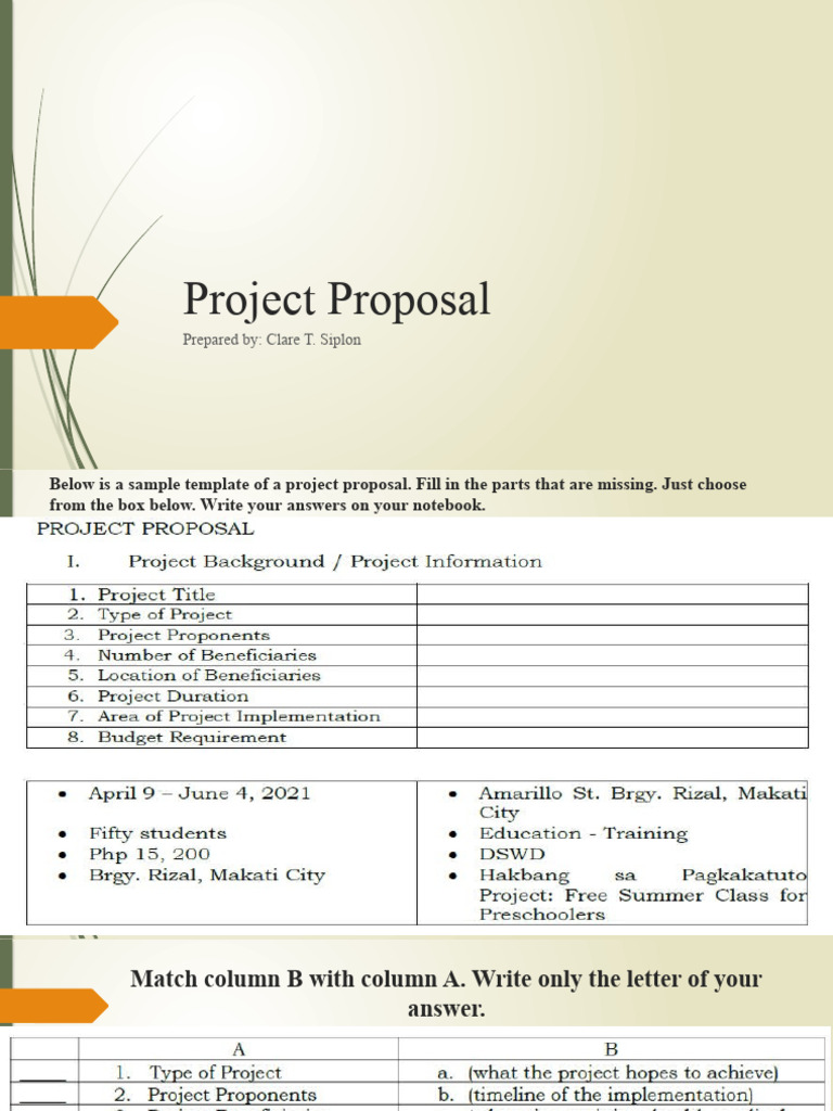 Project Proposal | PDF | Request For Proposal | Business