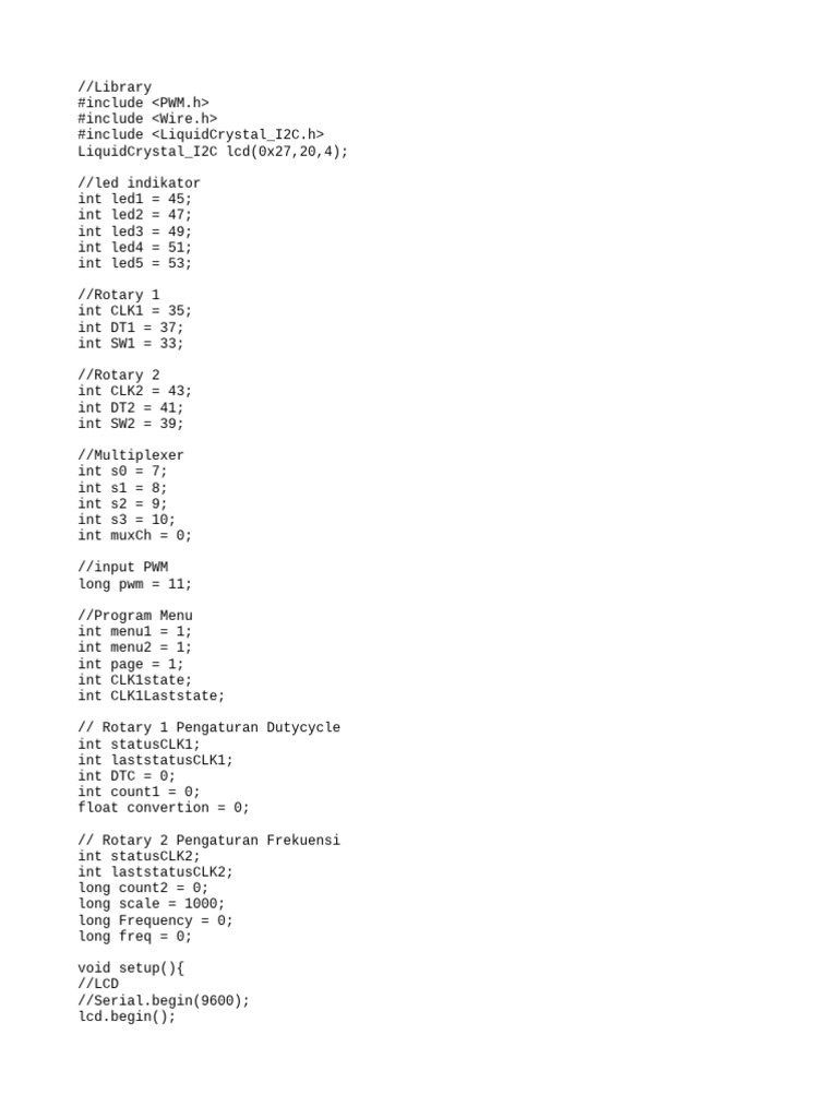 Program Arduino Lab ELDA 2 | PDF | Digital Technology | Electrical ...