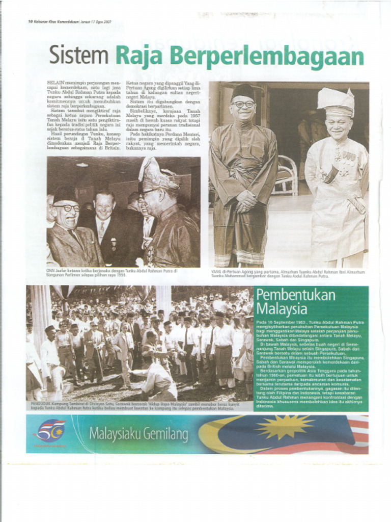 Sistem Raja Berpelembagaan | PDF