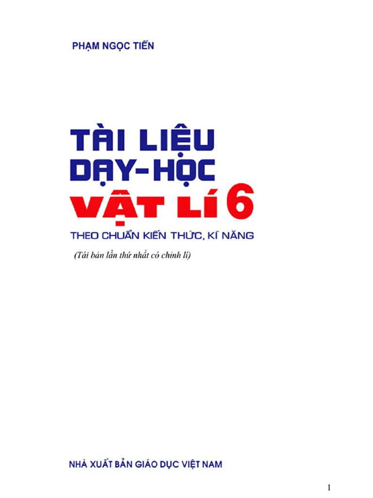Tai Lieu Day Hoc Vat Ly 6 | PDF