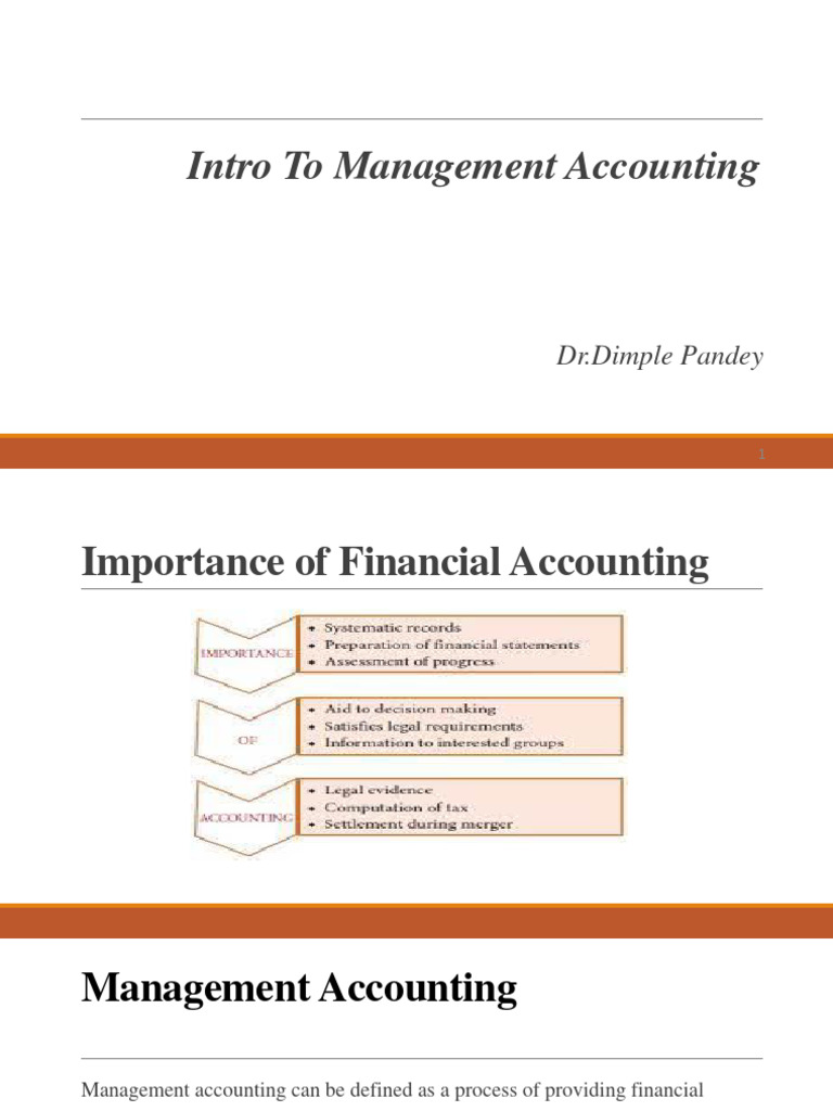 Intro To Managerial Accounting Revised | PDF | Cost | Accounting