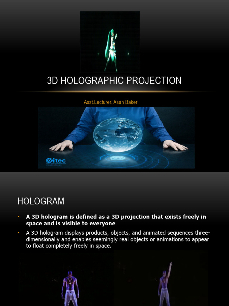3 DHolographic Projection | PDF | Holography | Optics