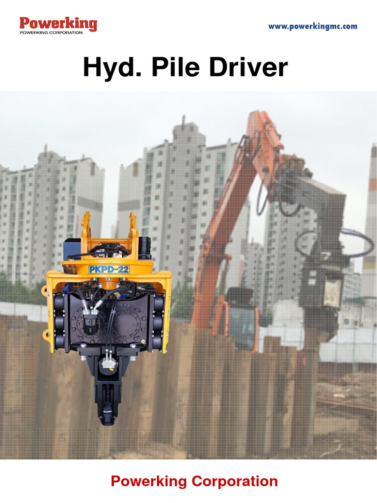 Powerking-Sheet Pile Driver | PDF | Deep Foundation | Civil Engineering