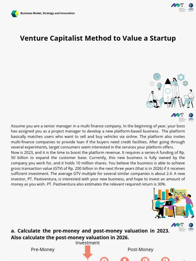 Venture Capitalist Method To Value A Startup | PDF | Venture Capital ...