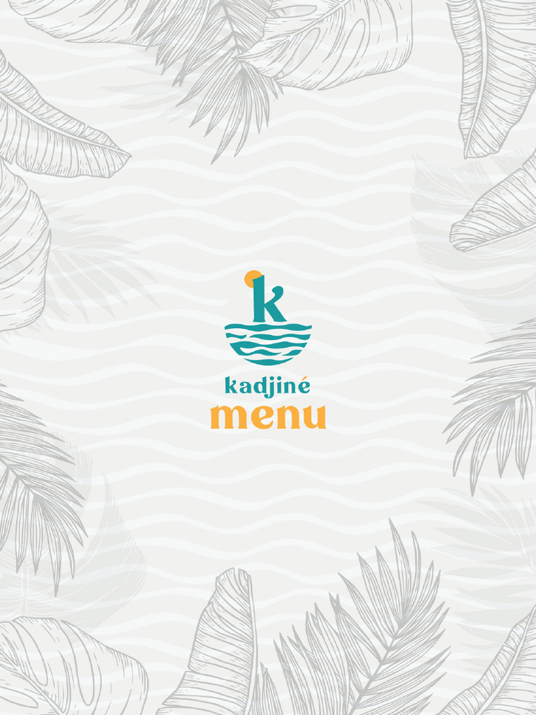 Menu Kadjine | PDF