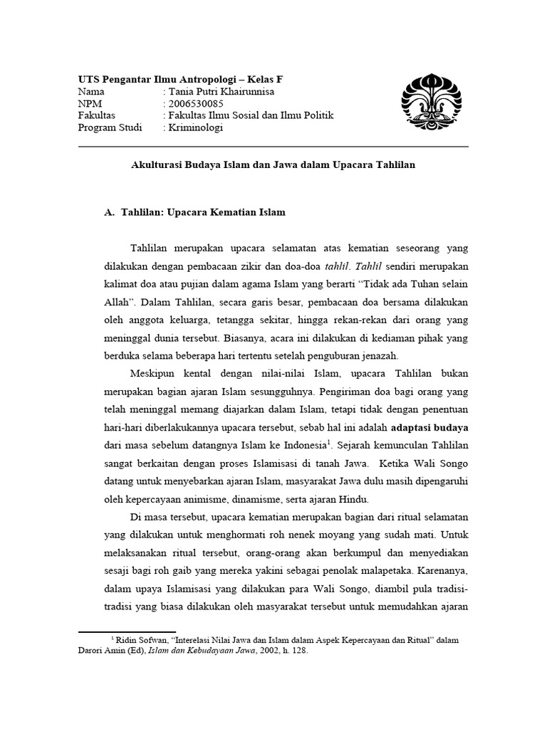 UTS PIA - Tania Putri Khairunnisa | PDF