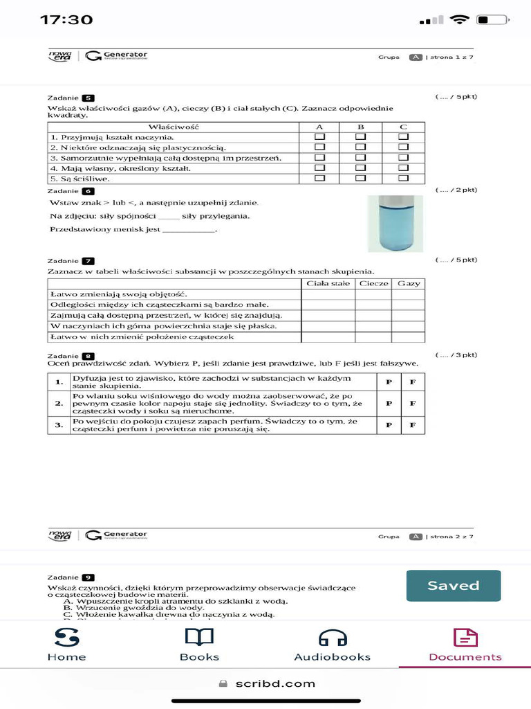 Chemia VIII KL SPR | PDF