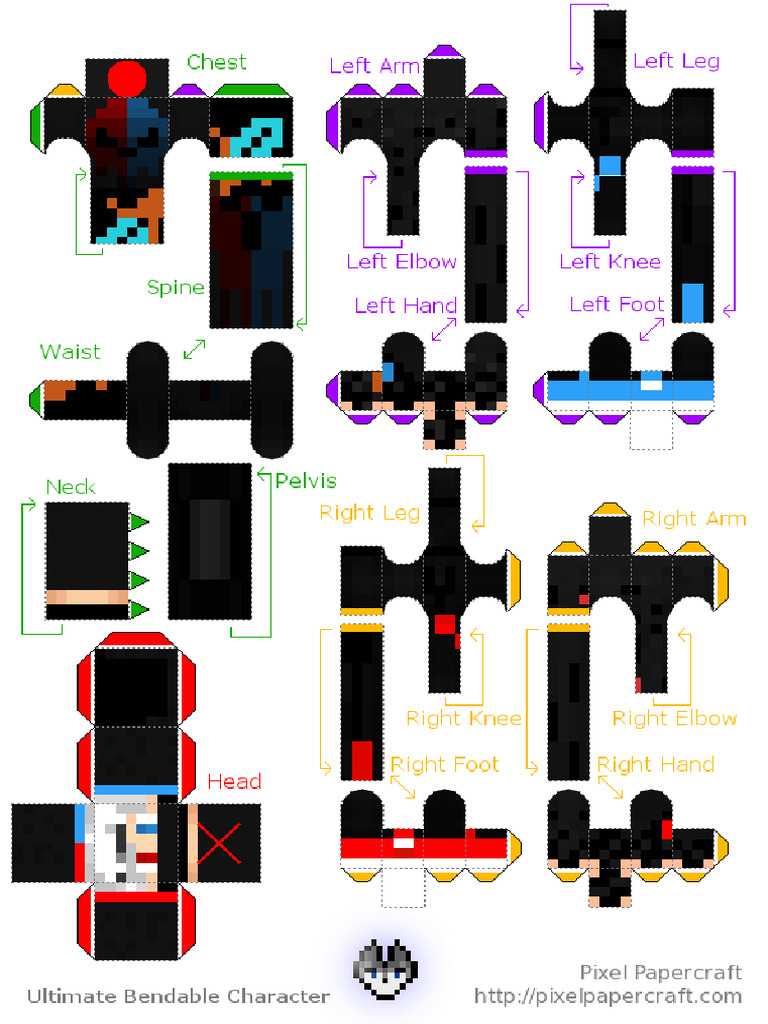 Minecraft Bendable Character | PDF