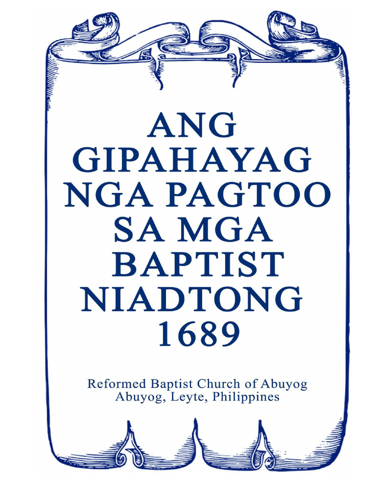 COVER Confession - of - Faith - (Cebuano) | PDF