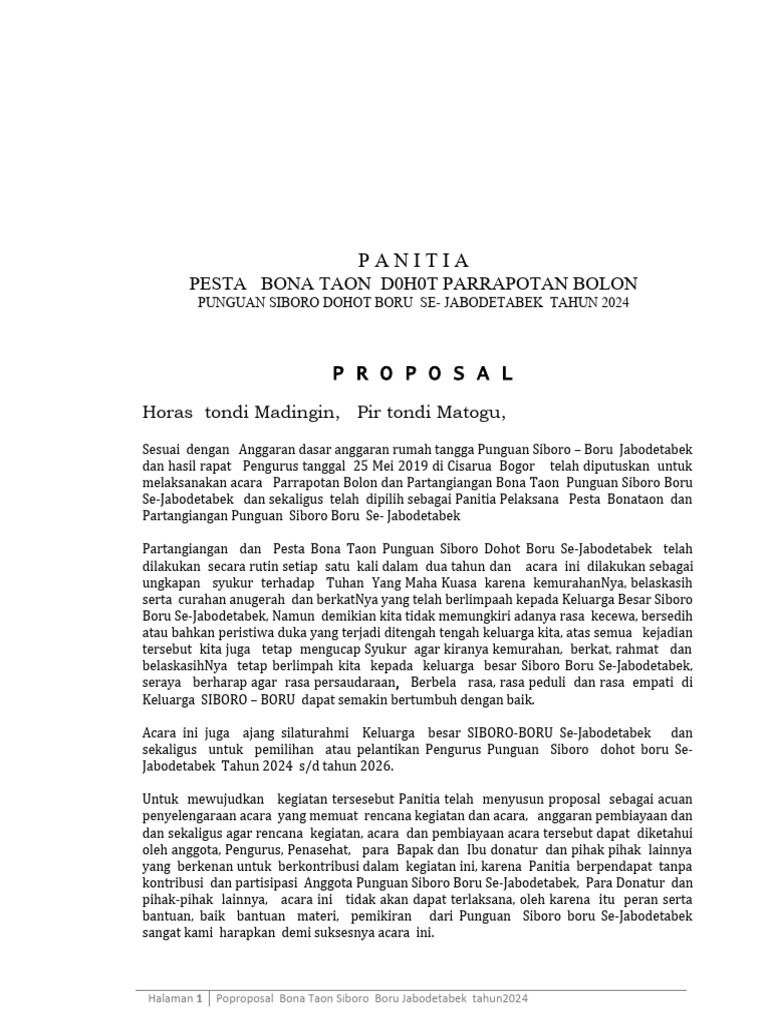 Proposal 2024 | PDF