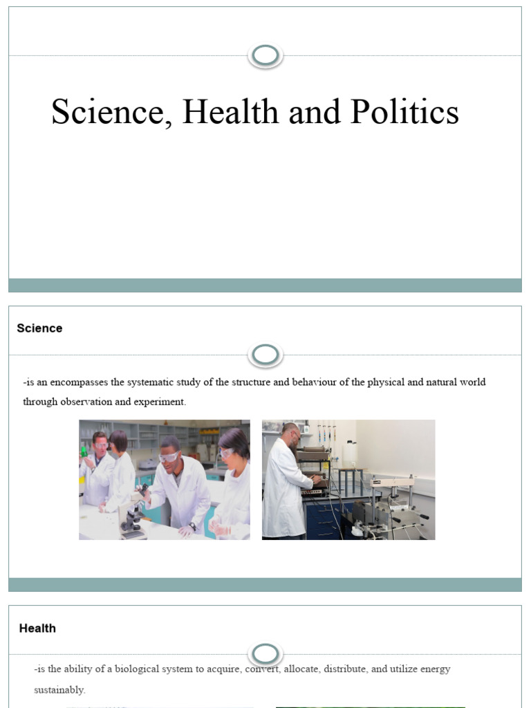 Science, Health and Politics | PDF | Vaccines | Medical Specialties