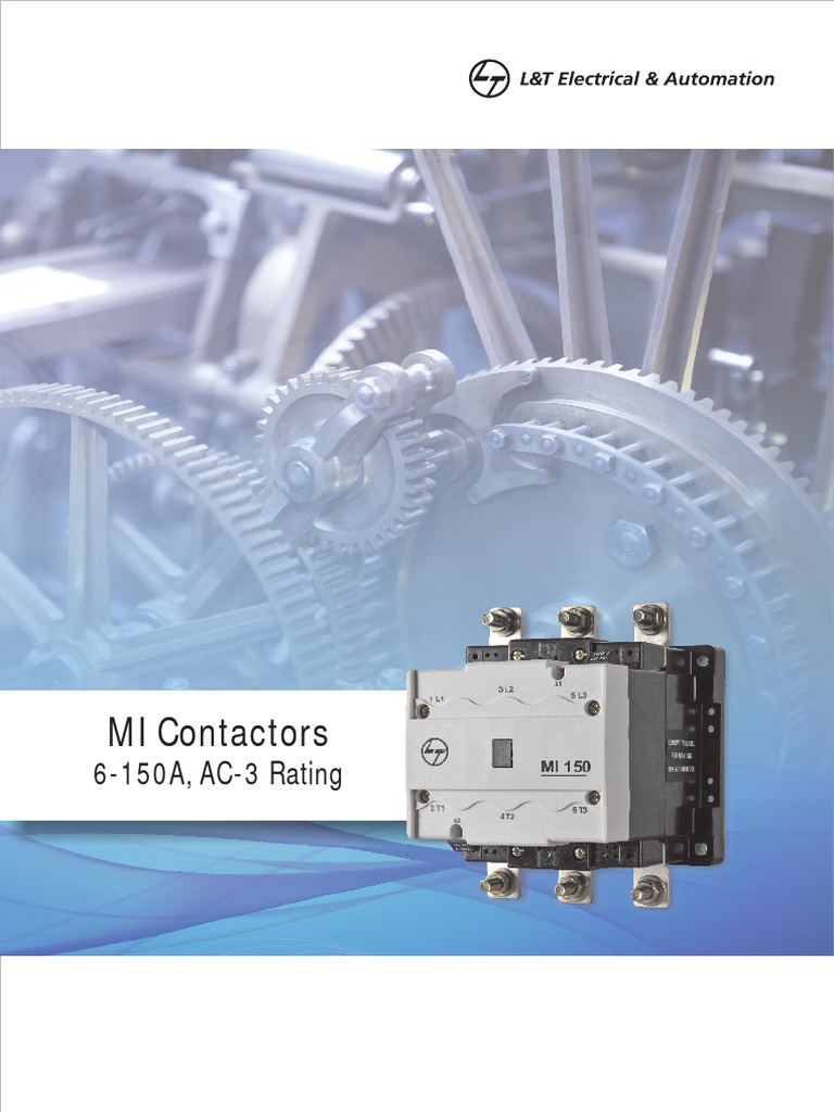 MI Contactor CG Catalogue | PDF | Relay | Automation