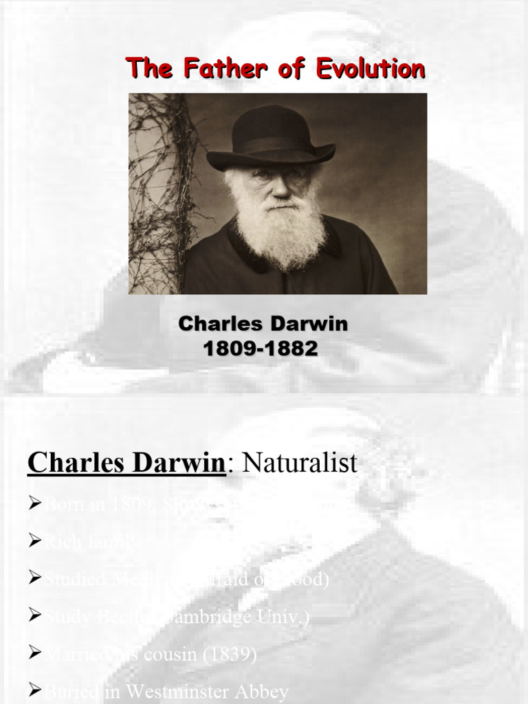 Charles Darwin and Evolution Theory | PDF | Natural Selection | Evolution