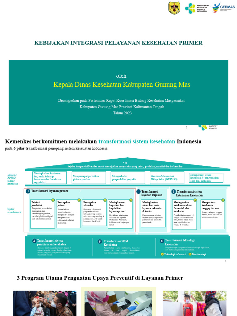 Penguatan Upaya Preventif Layanan Primer | PDF