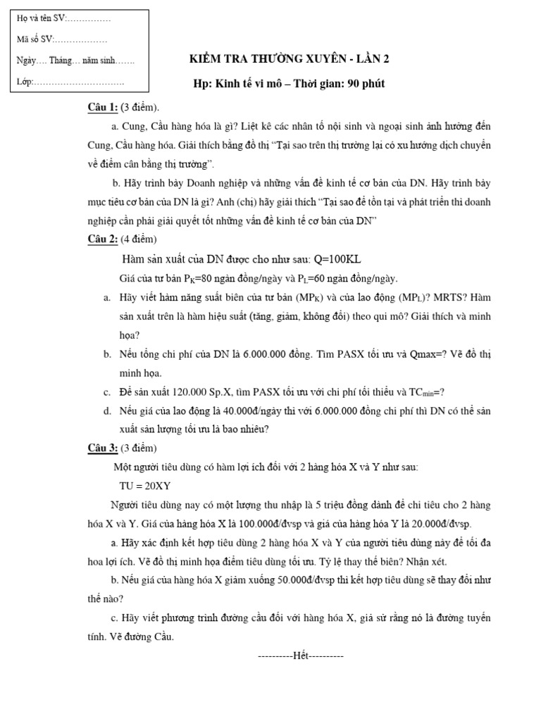 KTVM - ĐỀ KT | PDF