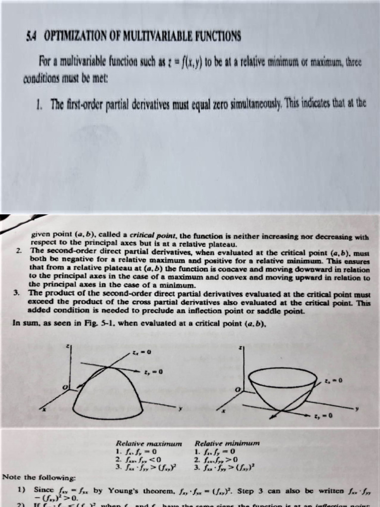 Optimization Of Multivariable Function Pdf