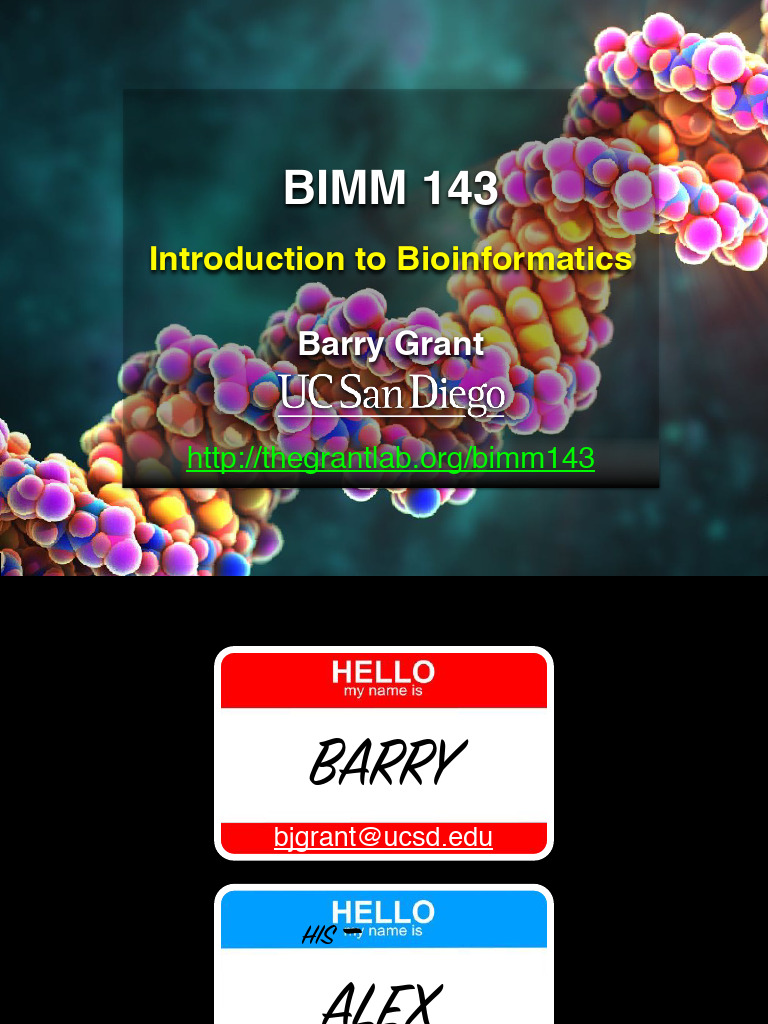 Lecture1 BIMM143 Large | PDF | National Center For Biotechnology ...