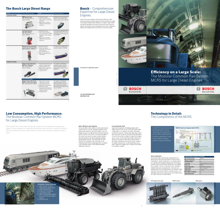 Modular Common Rail System for Diesel Engines | PDF | Diesel Engine ...