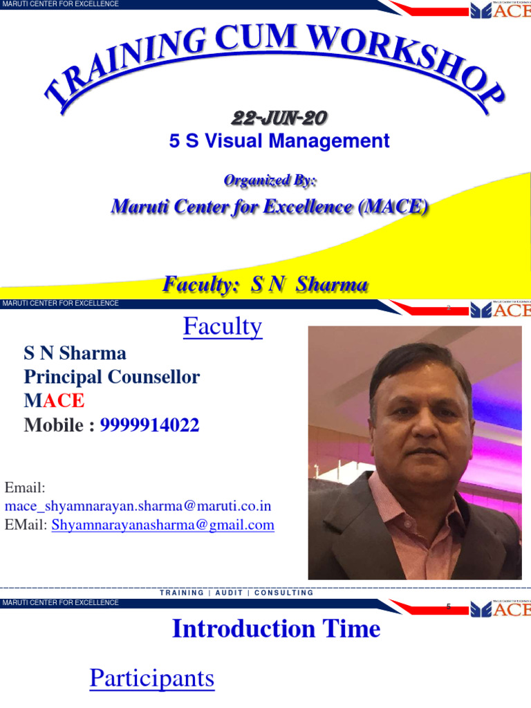 5s Visual Management Jun 20 Pdf Physical Sciences Chemistry