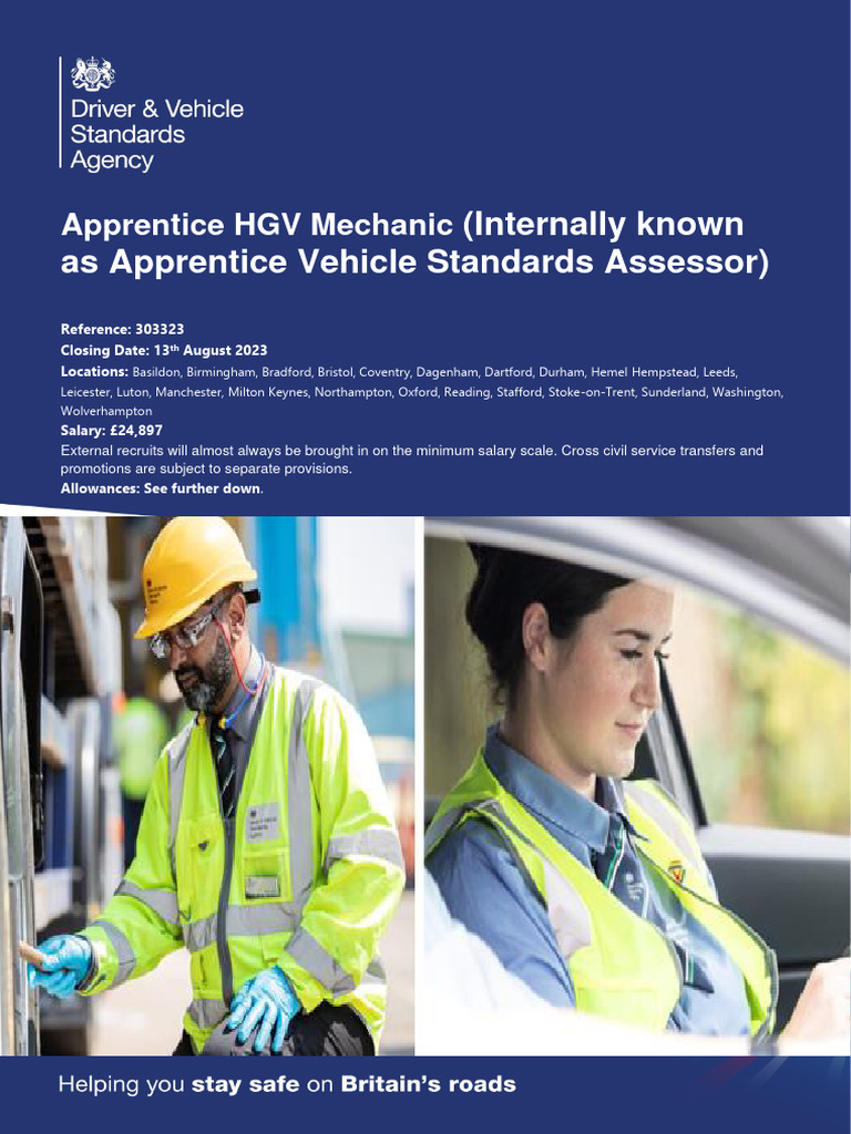Internally Known As Apprentice Vehicle Standards Assessor | PDF ...