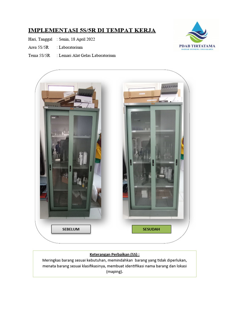 Implementasi 5S Lab | PDF