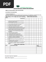 Barricade Procedure Checklist Inspection Free Template | PDF | Crane ...