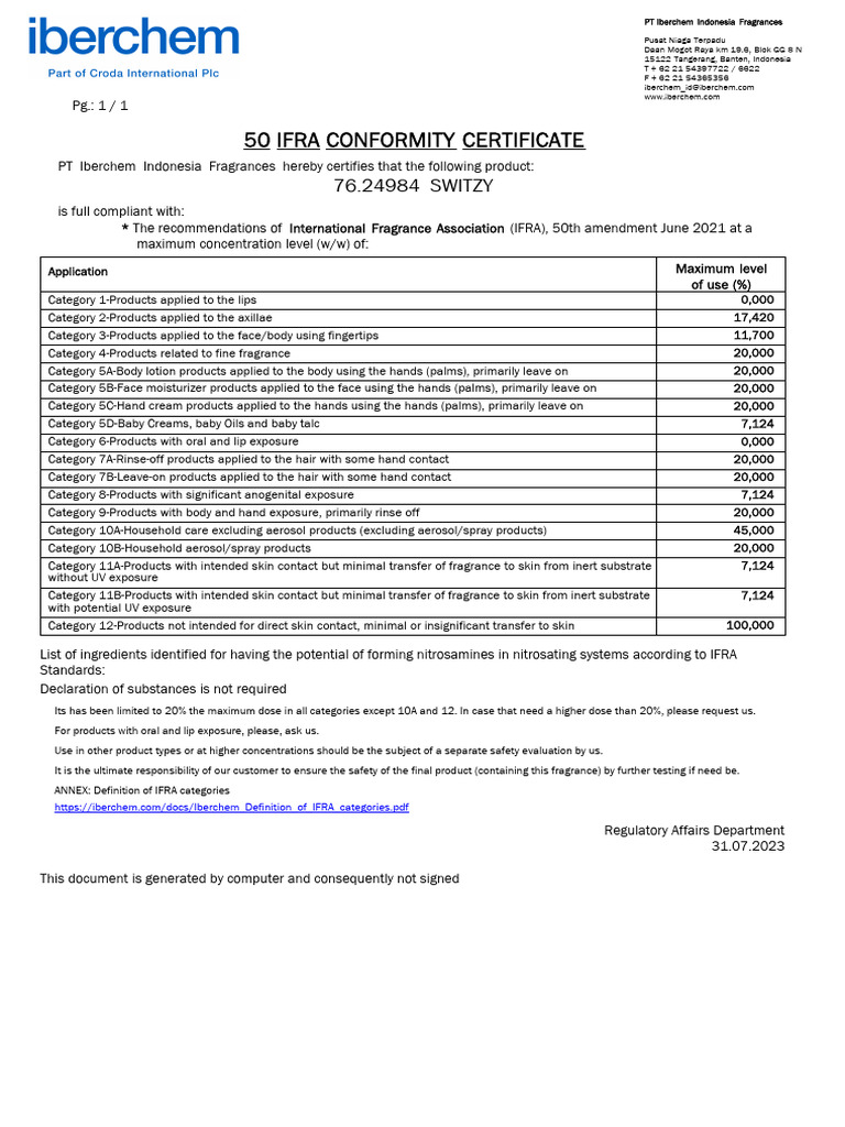 Ifra - 76.24984 Switzy - 50 | PDF