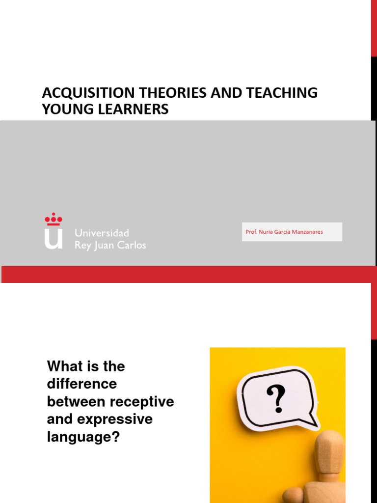 Tema 1.2 | PDF | Language Acquisition | Learning