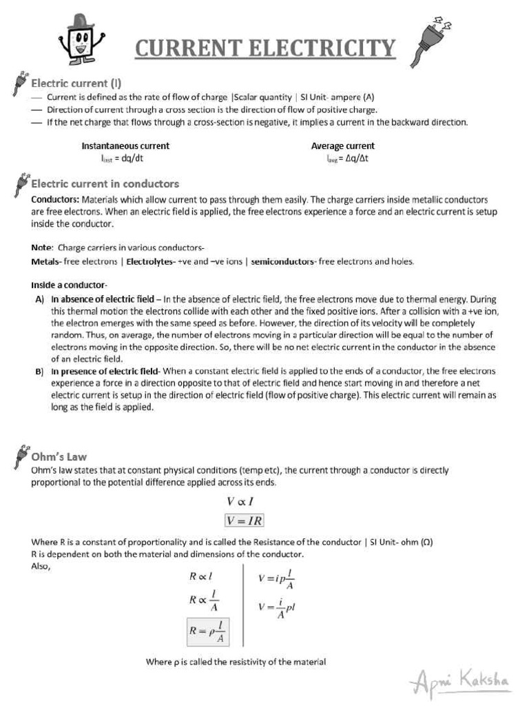 Current Electricity - Converted - 2 - 11zon | PDF