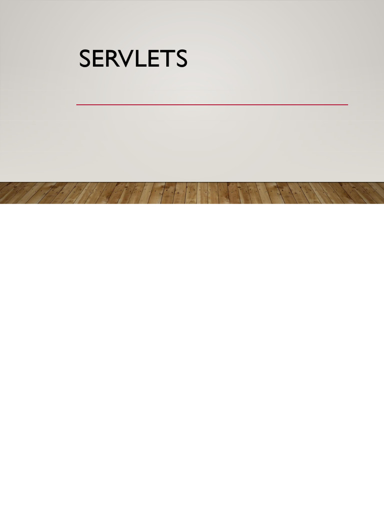 Servlets | PDF | Http Cookie | World Wide Web