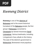 Ngwaketse West 2022 Census Insights | PDF