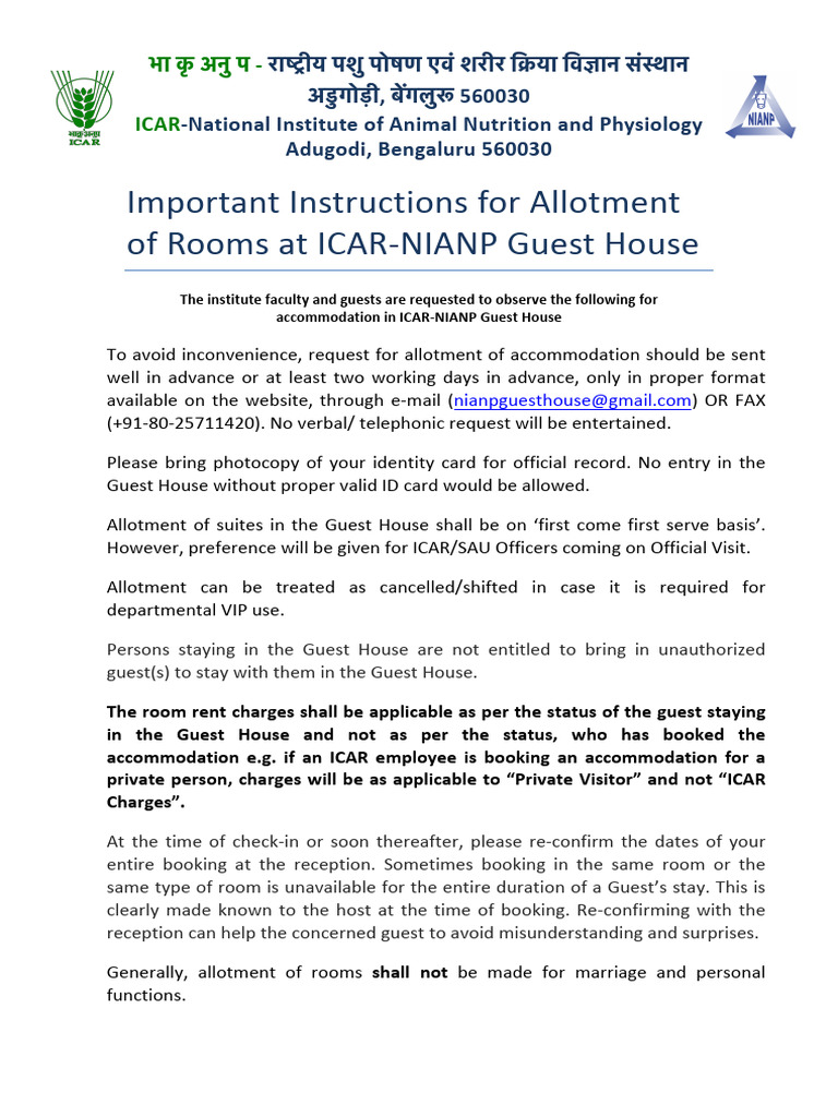 Guest House Rules | PDF