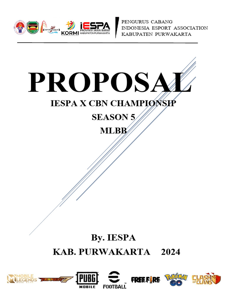 Proposal CBN X Iespa MLBB Championship Season 5 (Sponsor) | PDF