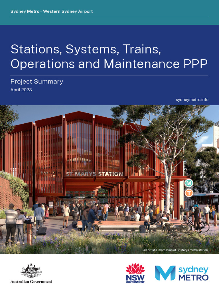 Project Summary Stations Systems Trains Operations and Maintenance | PDF | Public–Private ...