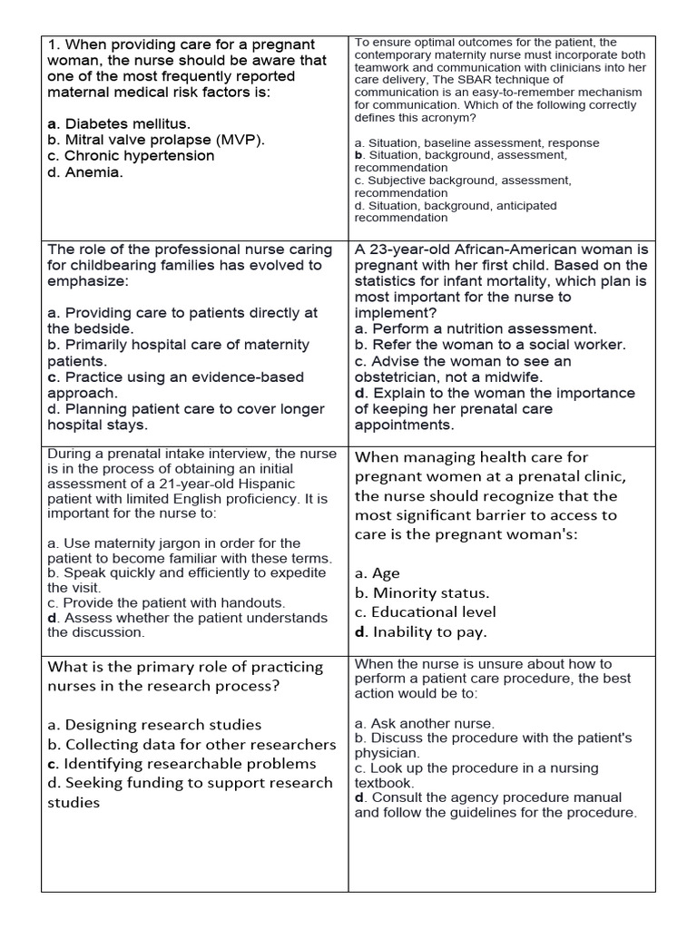 Maternity Nursing: Key Concepts and Care | PDF | Menstrual Cycle | Ovary