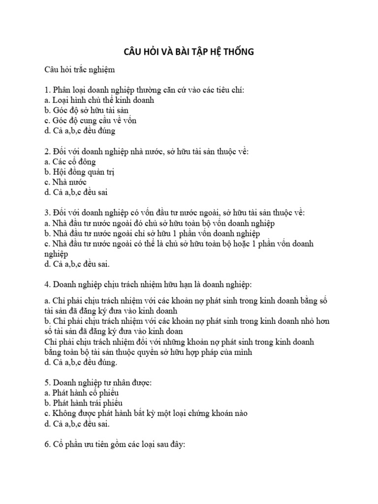 BT Kiem Tra 2 Lop MAR15 | PDF