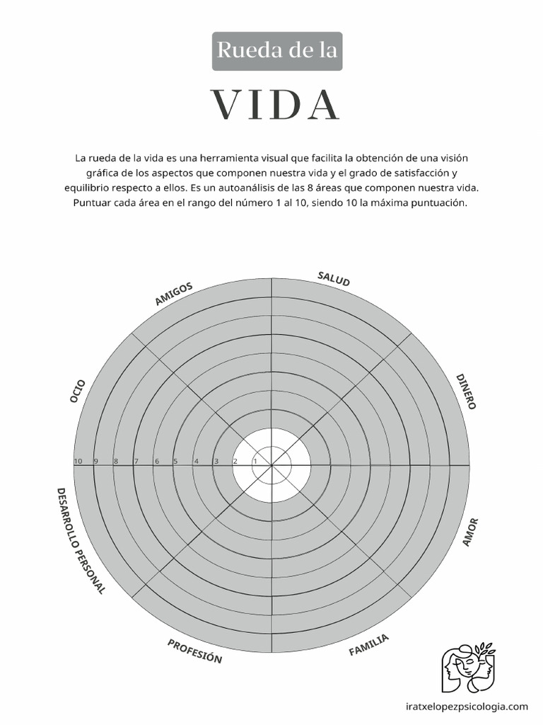 Rueda de La Vida Ejercicio | PDF