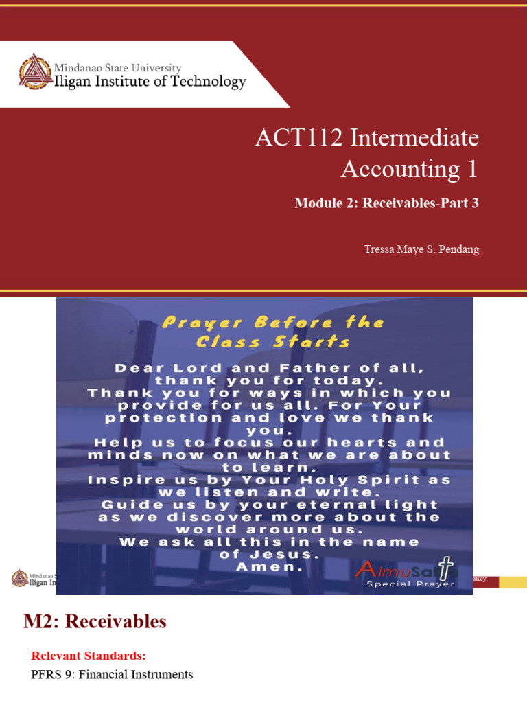 ACT112-Module 2-Receivables-Part 3 | PDF | Loans | Finance & Money ...