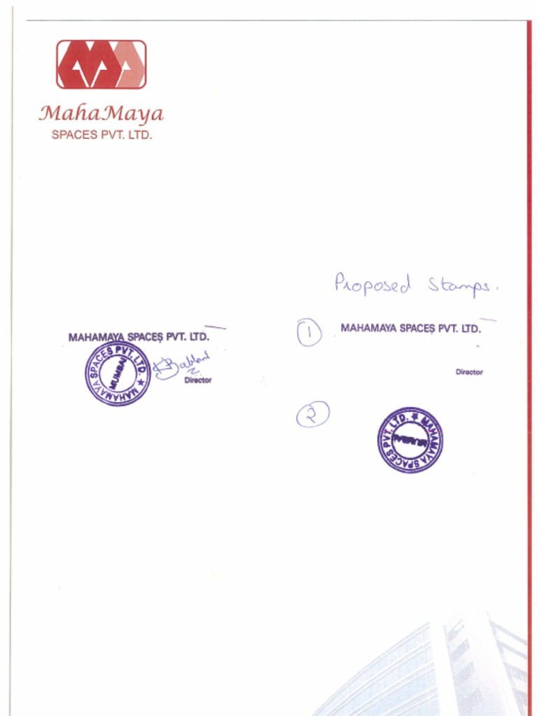 Self-Certified Copy of Letterhead Rubber Stamp | PDF