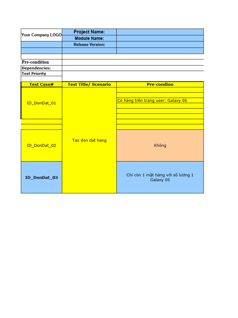 Test Case Template 01 01 Pdf
