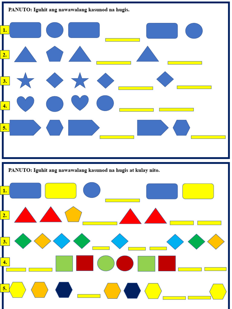 Week 8 Math Activities | PDF