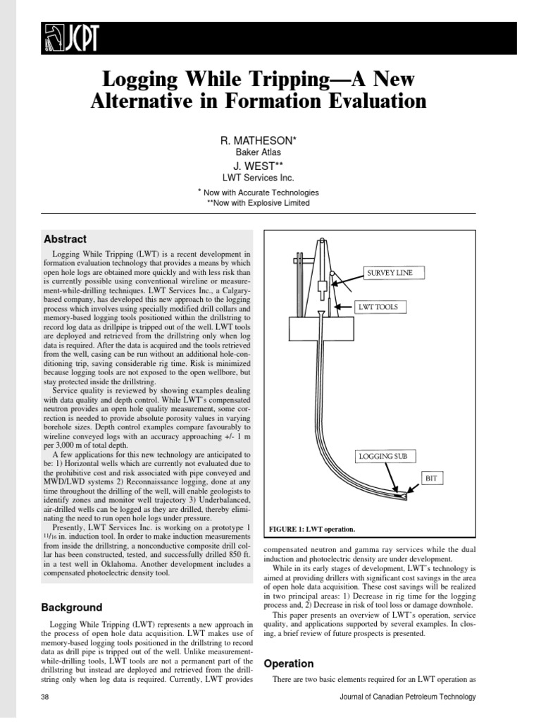 Logging While Tripping | PDF | Physical Sciences