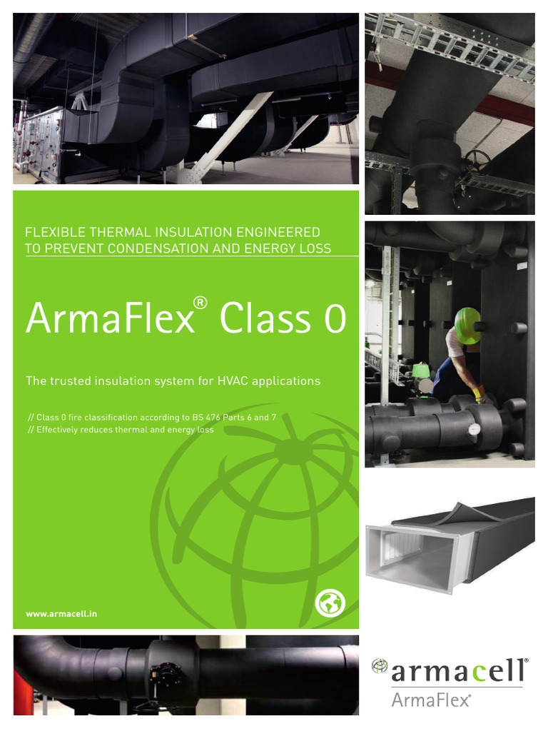 1 ArmaFlex - Class - 0 | PDF | Thermal Insulation | Duct (Flow)