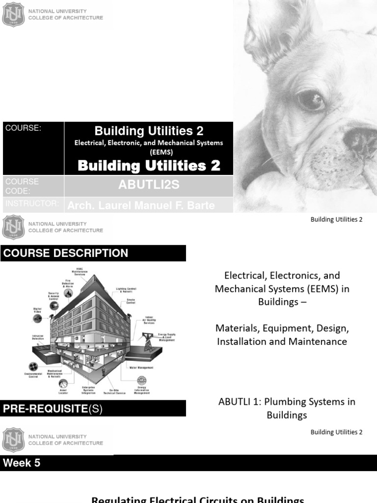 WEEK 5 - Electricity and Its Sources Building Utilities 2 | PDF ...